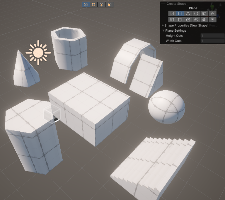 [Unity] だけでモデリングをやってみよう - ブログ | 株式会社トリサン | TORISAN